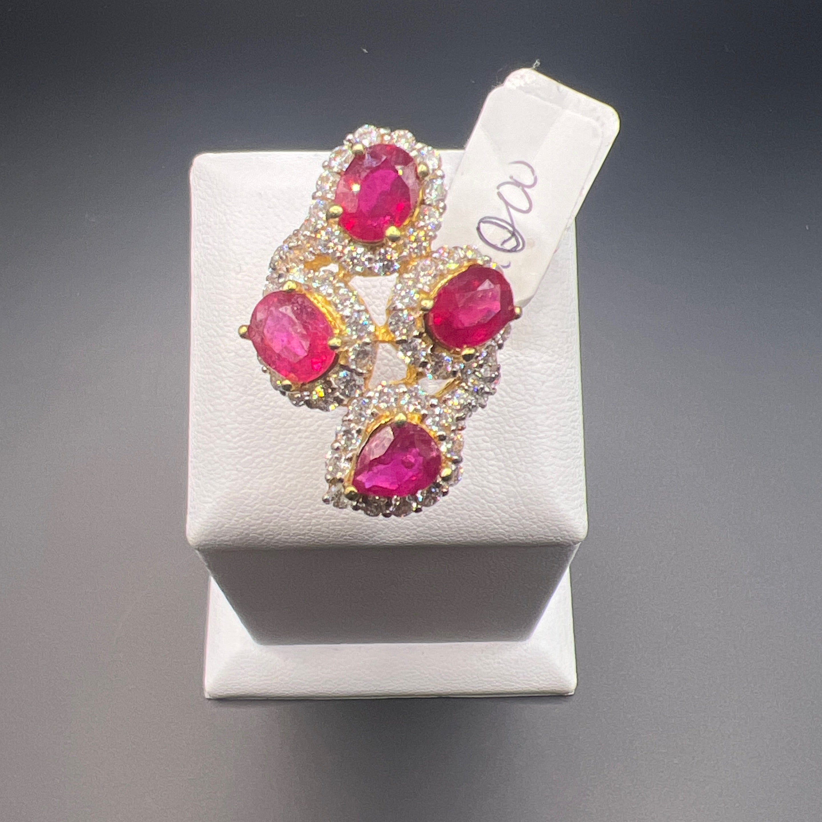 4 Rubies with Diamonds | Siam Exclusive Gems & Jewelry USA